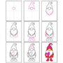 How to Draw a Valentine Gnome: Easy Step-by-Step Art Lesson for Kids