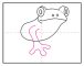 Easy How to Draw a Tree Frog and Tree Frog Coloring Page