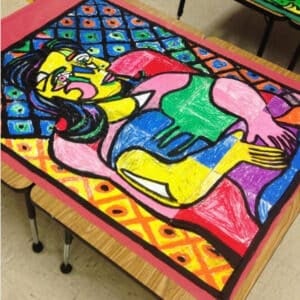 How to Draw a Cubism Self Portrait: Easy Step-by-Step Art Lesson