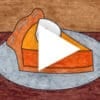 Easy How to Draw Pumpkin Pie Tutorial and Pie Coloring Page