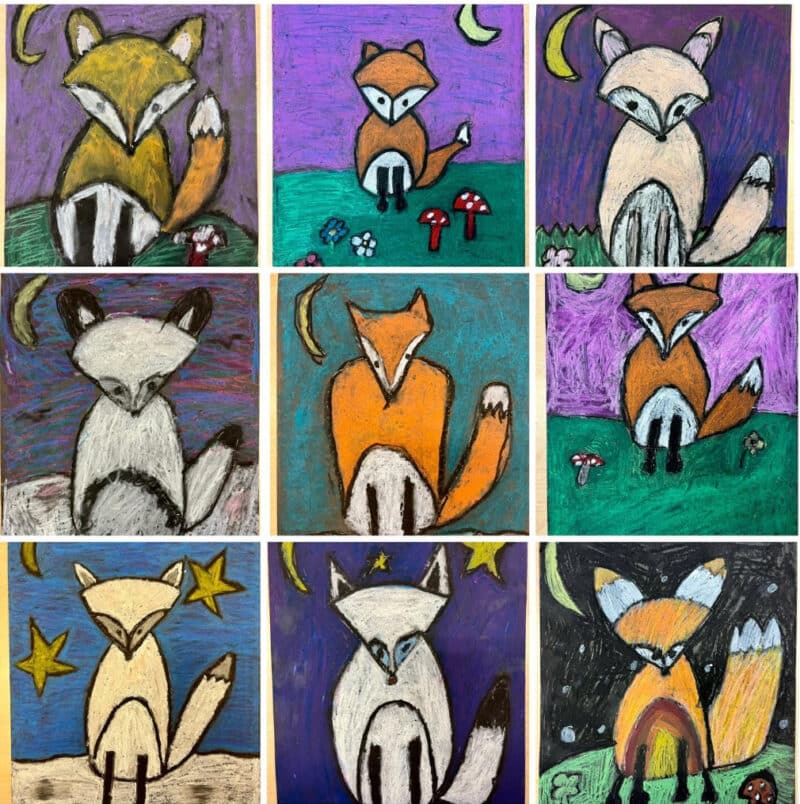 How to Draw a Simple Fox: Easy Step-by-Step Art Lesson for Kids