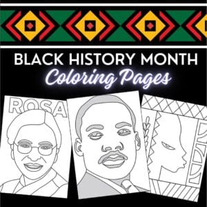 25+ Black History Month Coloring Pages (Printable PDF Sheets!) · Art ...