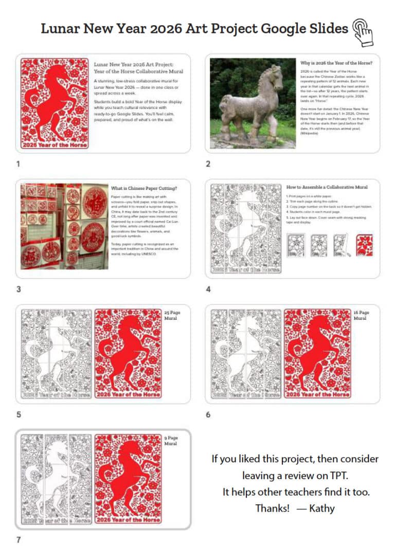 Lunar New Year 2026 Art Project: Year of the Horse Collaborative Mural