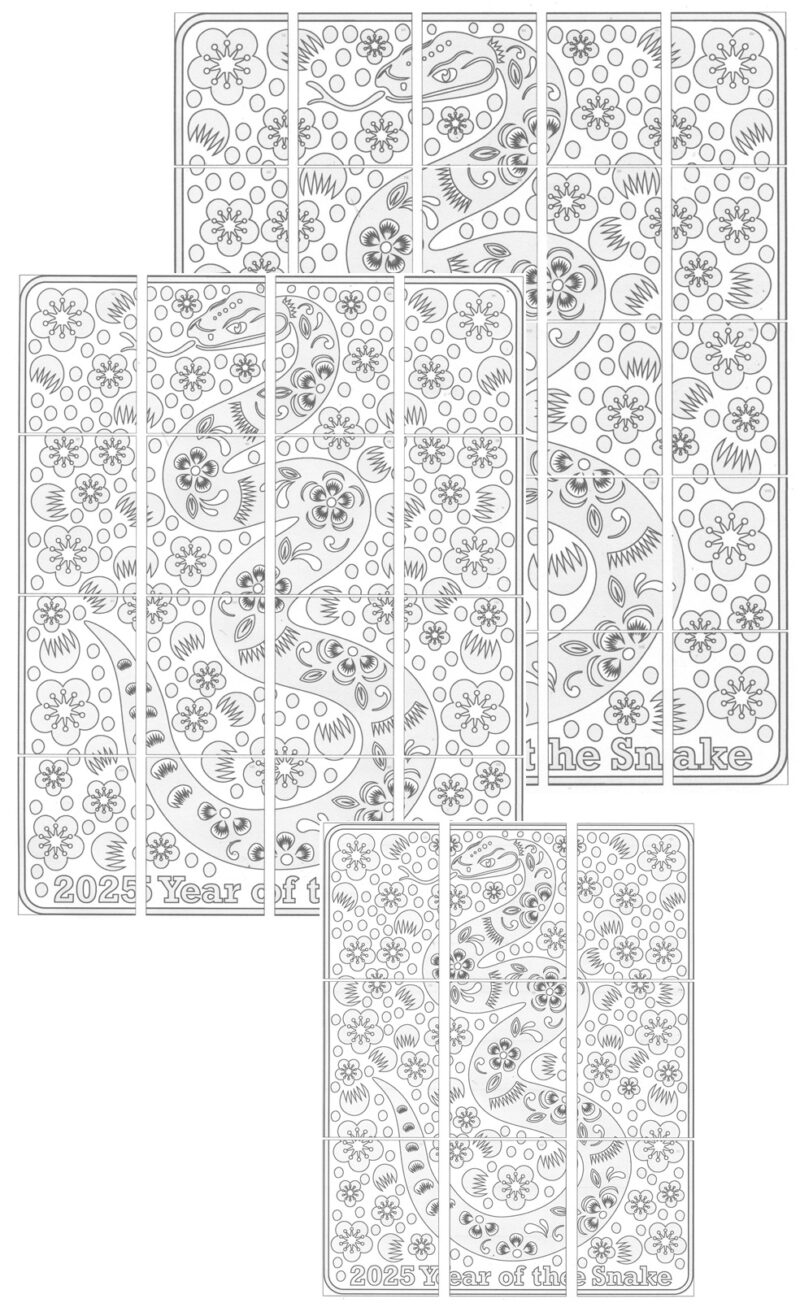 Lunar New Year Mural · Easy DIY Mural Template