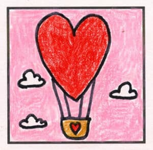 How to Draw Valentine’s Day Stuff: Easy Step-by-Step Art Lesson for Kids