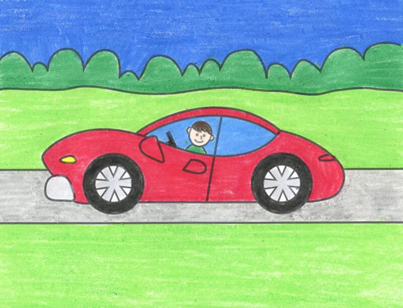 Easy How to Draw a Lego Tutorial Video and Lego Coloring Page