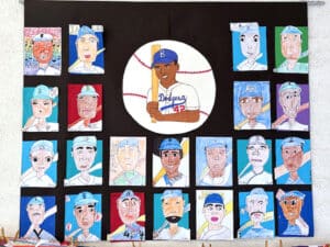 How to Draw Jackie Robinson: Easy Step-by-Step Art Lesson for Kids