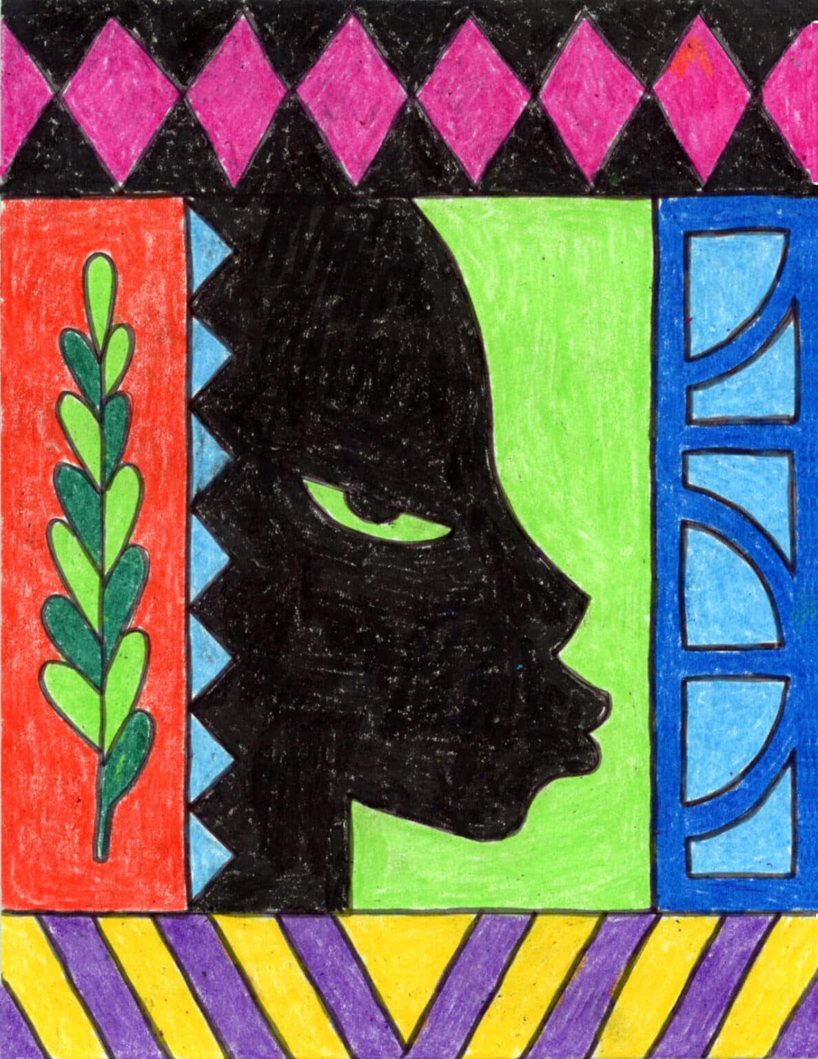 Easy Draw a Woodpecker Tutorial and Woodpecker Coloring Page