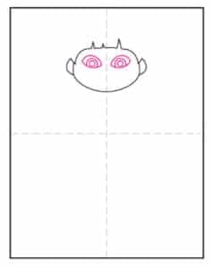 Easy How to Draw Julia from Sesame Street and Coloring Page