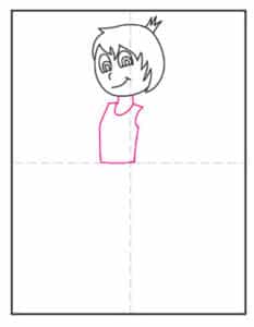 How to Draw the Inside Out Character Joy Step by Step