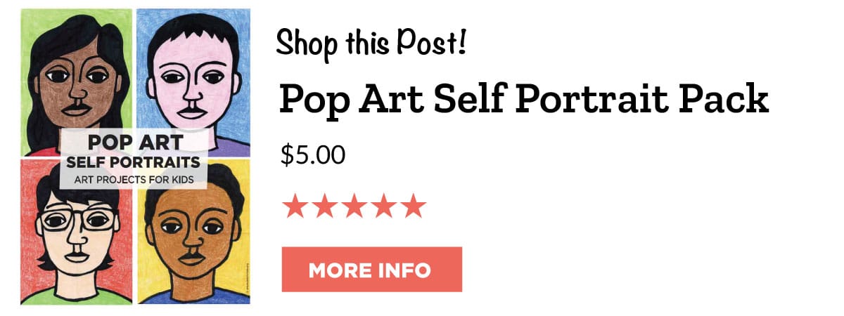 21 Self Portrait Art Lessons for Elementary Students & How to Teach Them