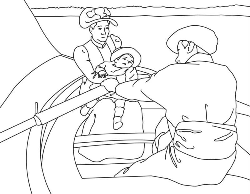 Mona Lisa Coloring Page: Free Printable Sheets for Kids