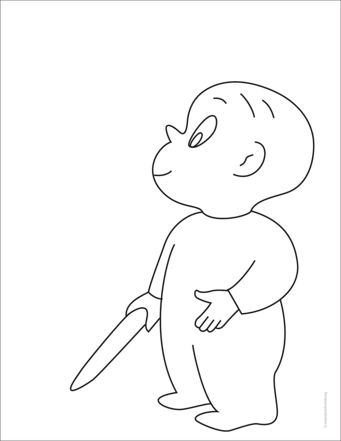 Harold and the Purple Crayon Art Lesson: Easy Step-by-Step Drawing ...