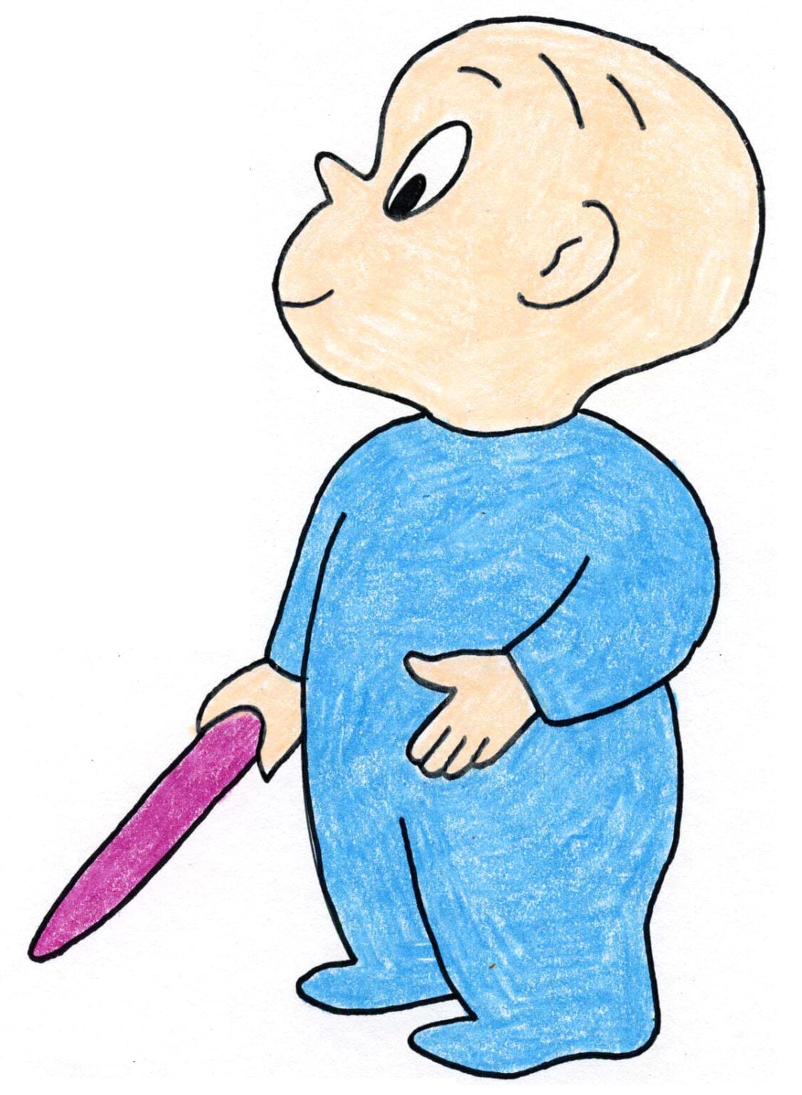 Harold and the Purple Crayon Art Lesson: Easy Step-by-Step Drawing ...