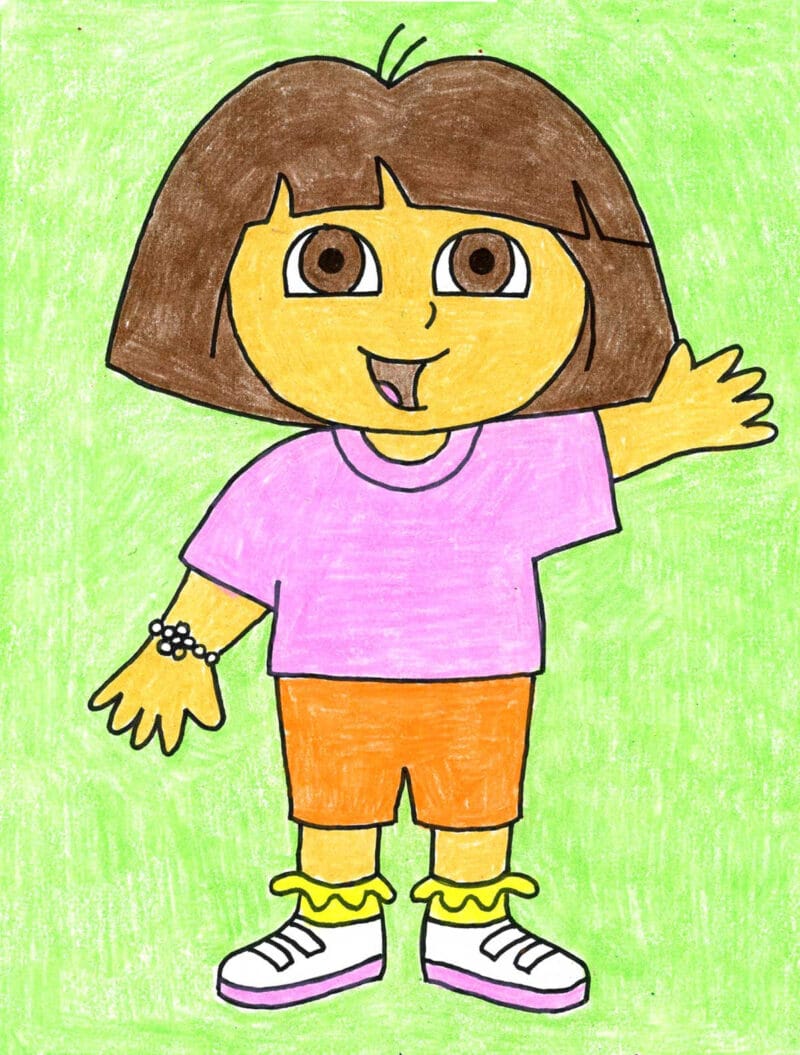 How to Draw Dora the Explorer: Step-by-Step Art Lesson for Kids How to Draw Dora the Explorer: Step-by-Step Art Lesson for Kids