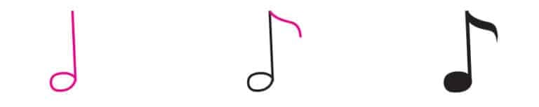How to Draw Music Notes on a Staff: Easy Step-by-Step Art Lesson for Kids