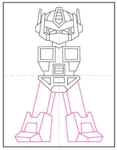 How to Draw Transformers Optimus Prime: Easy Step-by-Step Lesson