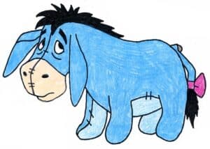 How to Draw Eeyore from Winnie the Pooh: Step-by-Step Art Lesson