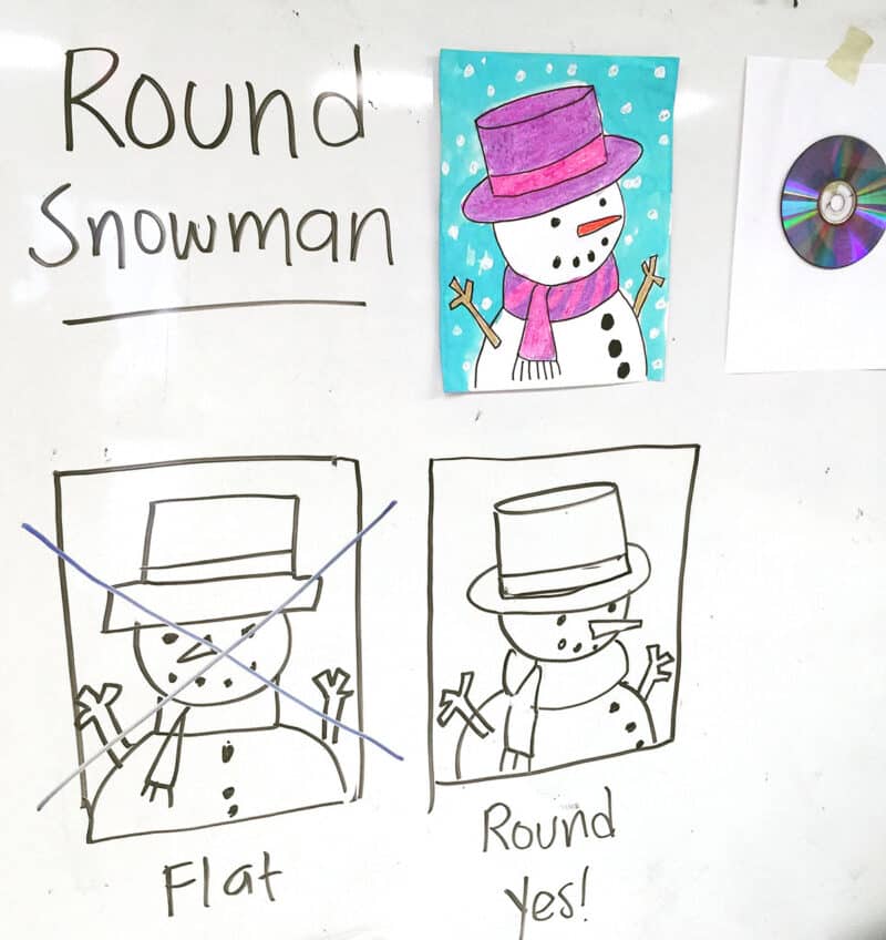 How to Draw a Snowman: Easy Step-by-Step Art Lesson for Kids