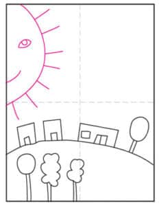 Easy Marc Chagall Inspired Art Lesson for Kids
