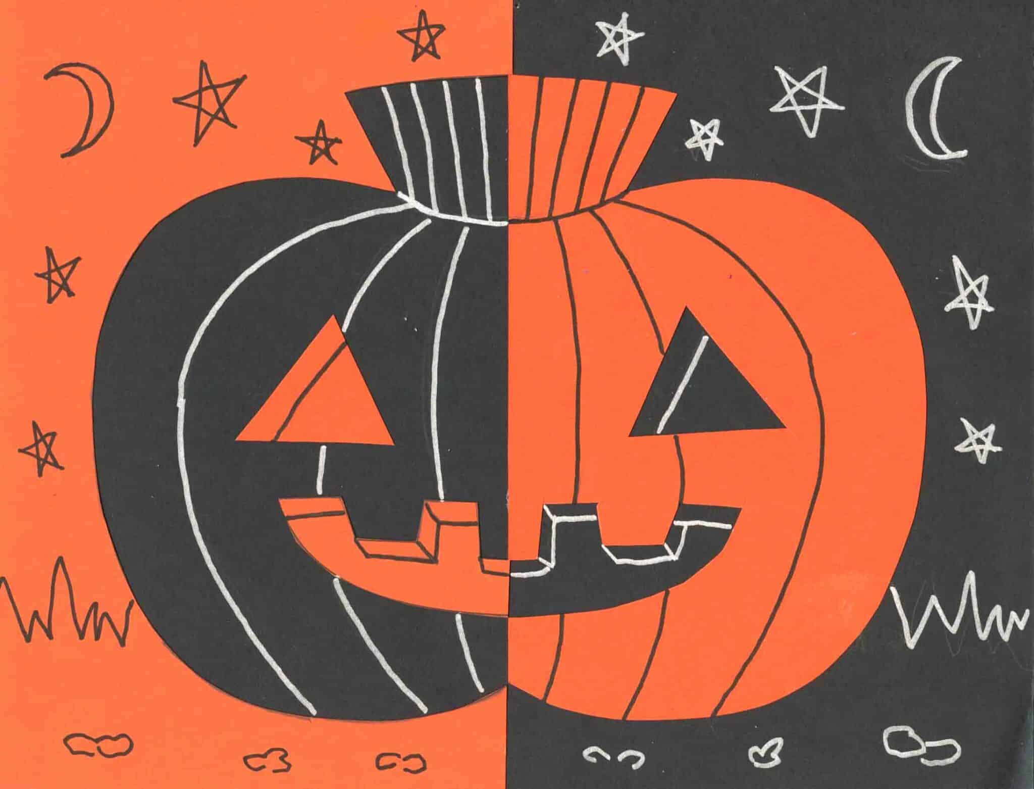 Pumpkin Collage · Art Projects for Kids