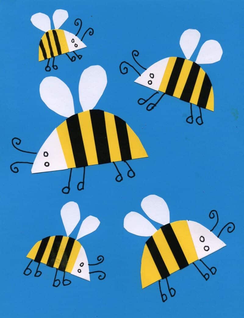 Bee Collage · Art Projects for Kids