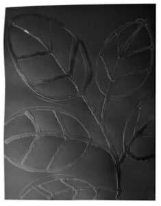 Chalk and Glue Leaves · Art Projects for Kids