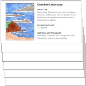 Canadian Landscape · Art Projects for Kids