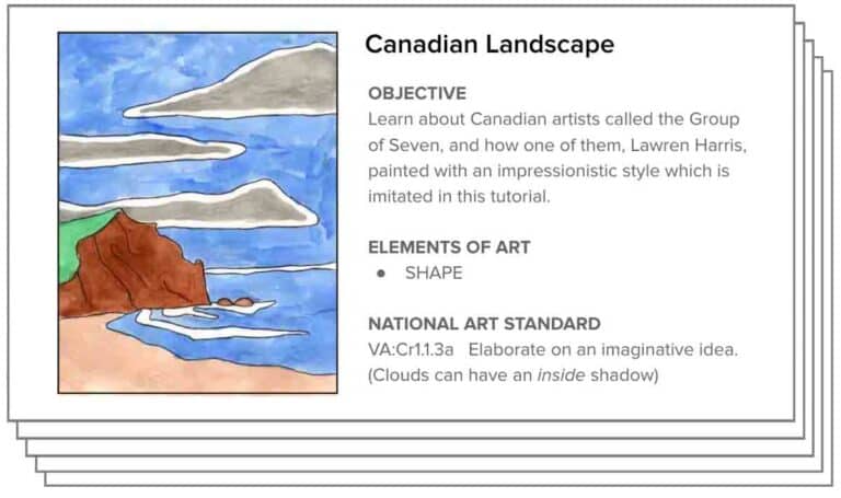 Canadian Landscape · Art Projects for Kids