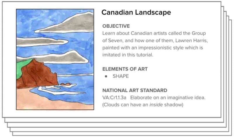 Canadian Landscape · Art Projects for Kids