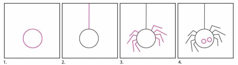 How to Draw Easy Halloween Pictures: 12 Step-by-Step Directed Drawings ...