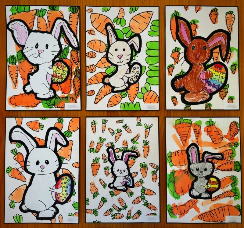 How to Draw the Easter Bunny: Step-by-Step Art Lesson for Kids