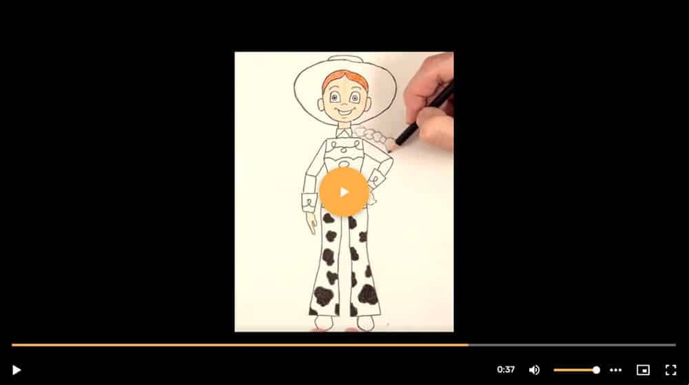 Jessie from Toy Story · Art Projects for Kids